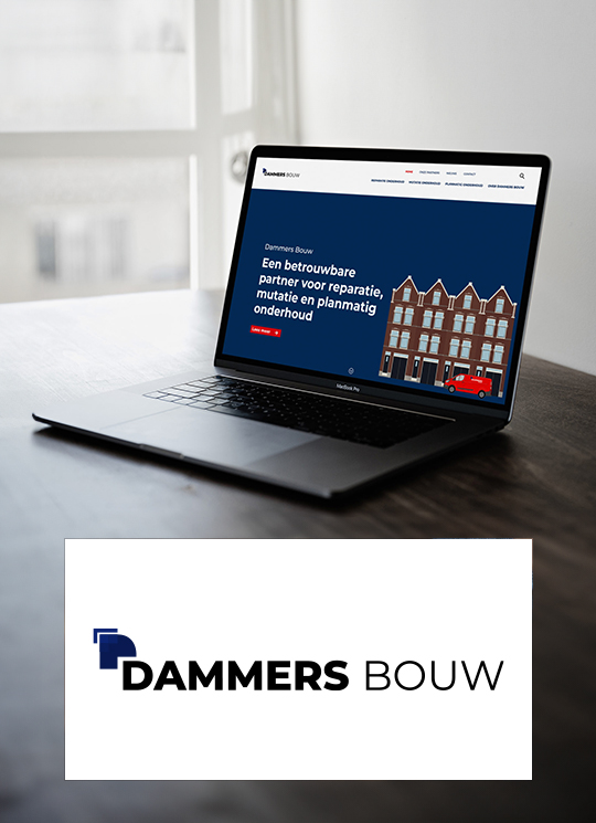 Ontwerp en realisatie nieuwe website Dammers